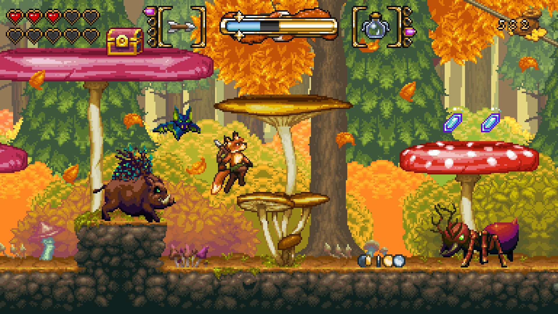 onpsx - Deutsches 16-Bit-Retro-Game Fox n Forest kommt auf die PS4